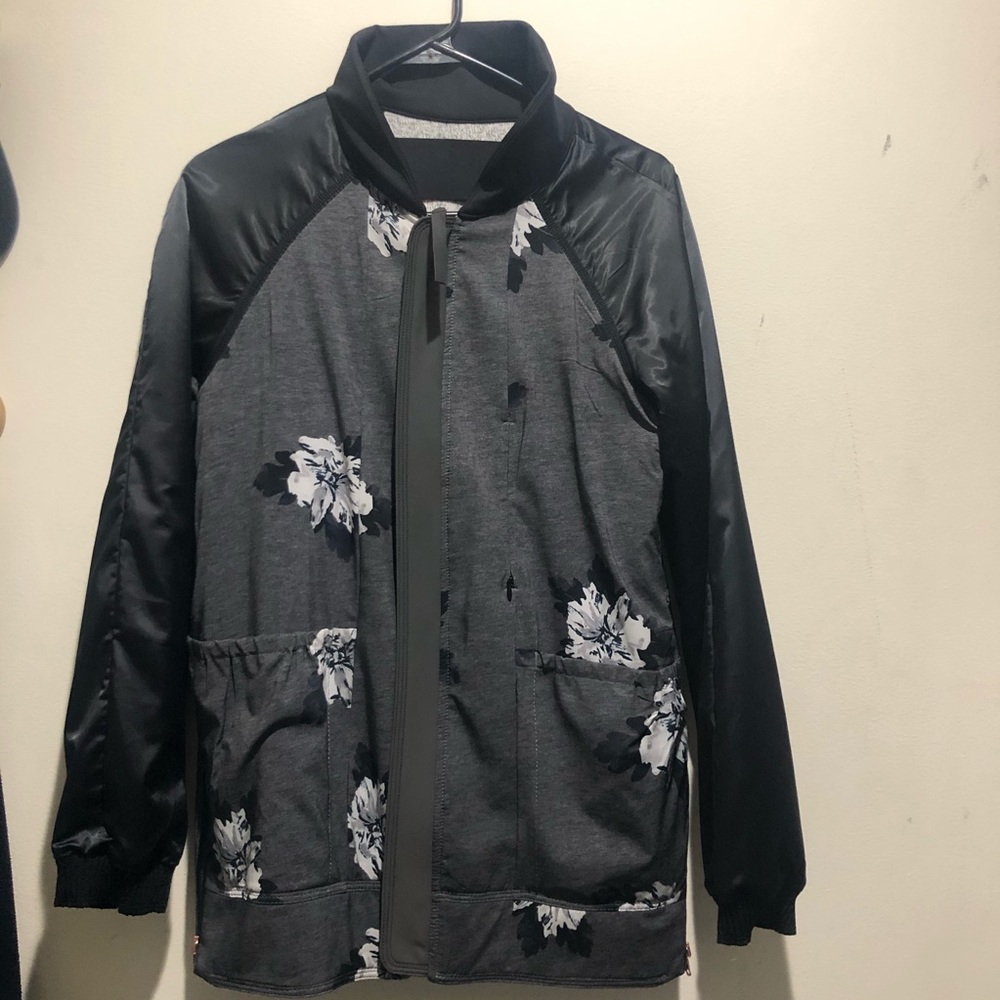 Rare Lululemon Reversible Print Bomber Jacket - Gem